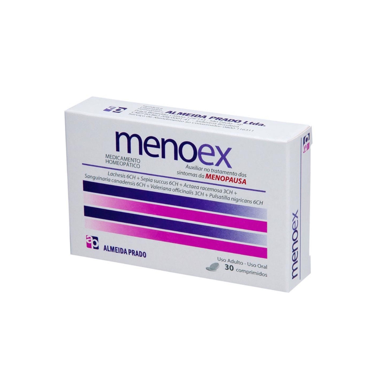 Menoex Almeida Prado Com 30 Comprimidos - Menoex Almeida Prado 30 ...