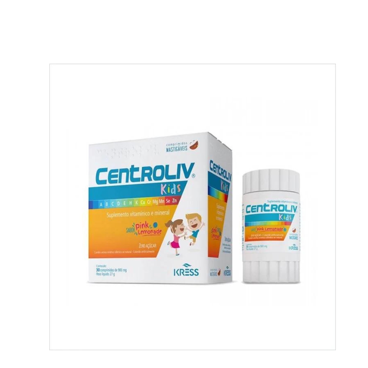 Centroliv Kids Com 30 Comprimidos Mastigáveis - Centroliv Kids Com 30 ...