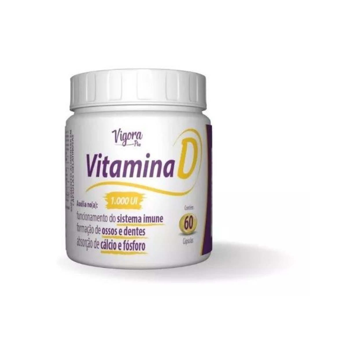 Vitamina D Vigora Plus 1.000UI 60 Cápsulas - Vitamina D Vigora Plus 1 ...