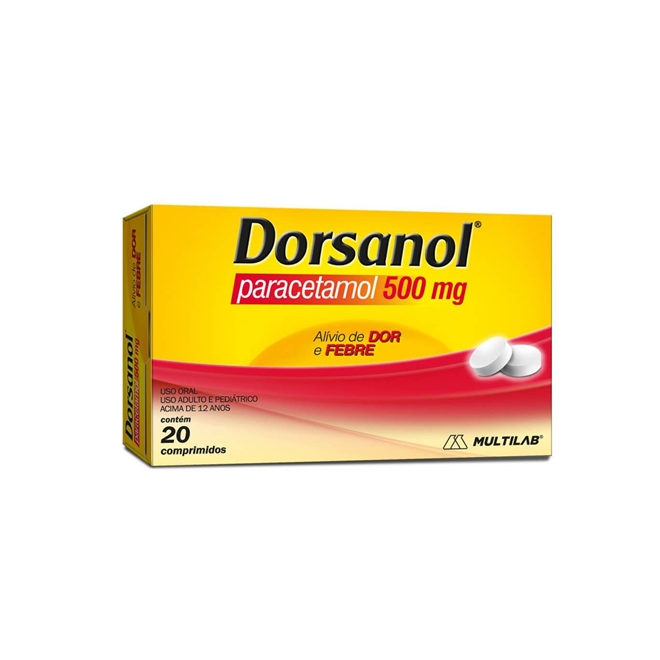 Dorsanol 500mg Caixa Com 20 Comprimidos - Dorsanol 500mg Caixa Com 20 ...