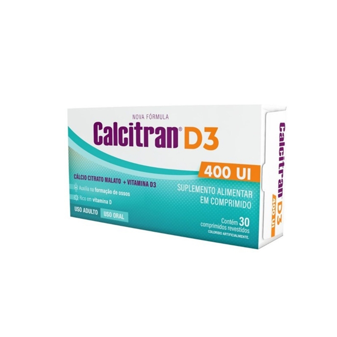 Calcitran D3 400UI 30 comprimidos - Calcitran D3 100UI Com 30 ...
