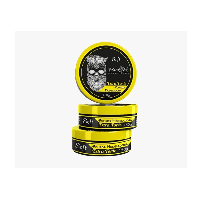 Pomada Soft Extra Forte Black Fix - 150g - Pomada Soft Extra Forte ...