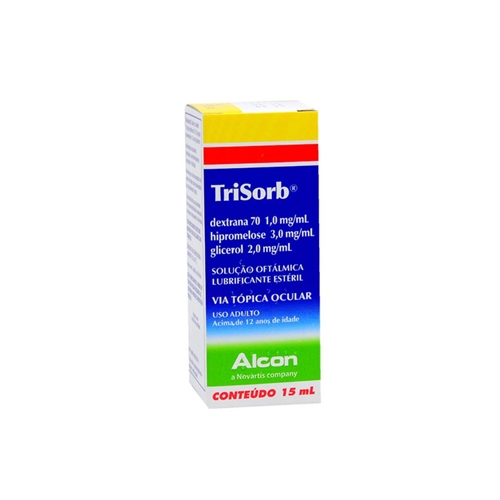 Trisorb 15ml Solução Oftálmica Lubrificante Estéril Alcon - Trisorb ...