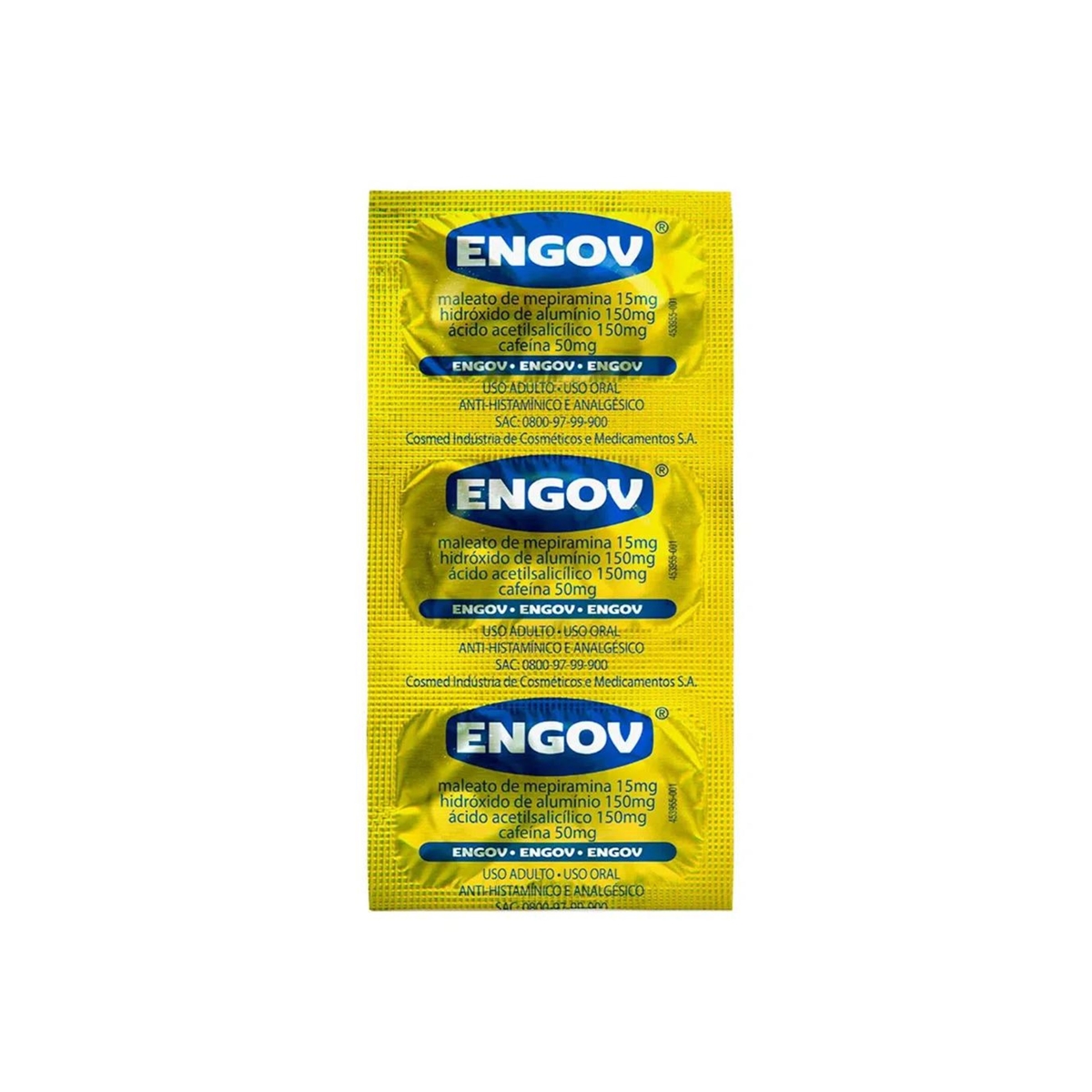 Engov Envelope 6 comprimidos - Engov Envelope 6 Comprimidos - GSK