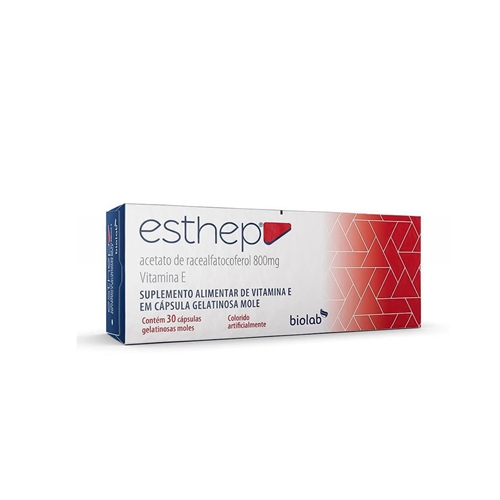 Vitamina Esthep 800mg Biolab Com 30 Cápsulas - Vitamina Esthep 800mg ...